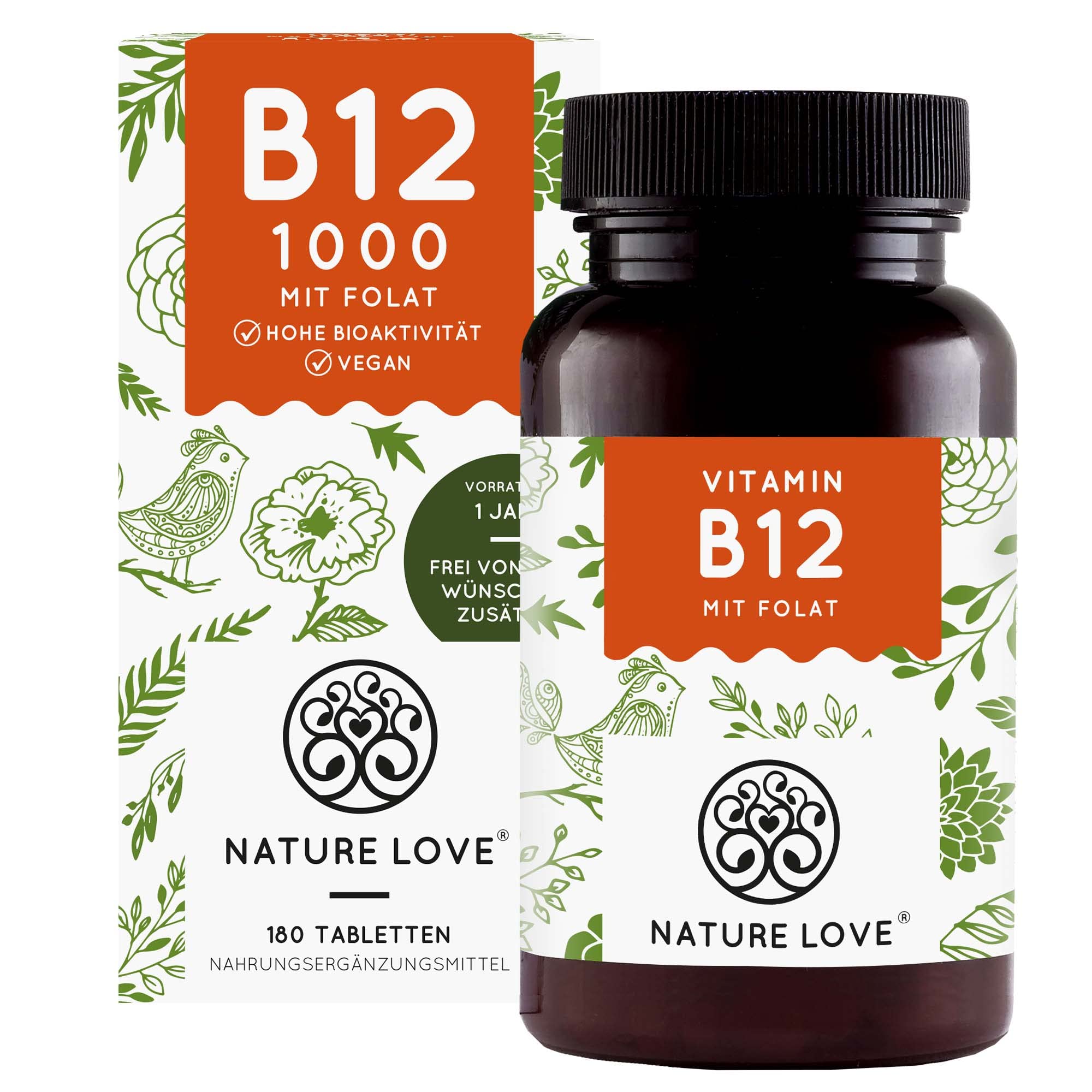 NATURE LOVE Vitamin B12 im Test - Gesundheitsreport.com